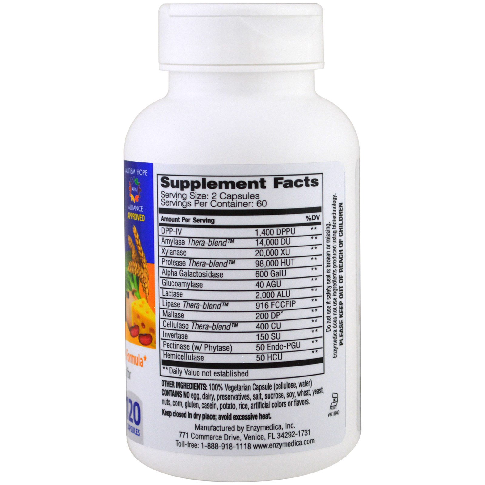 Enzymedica, Digest Spectrum, 120 Capsules - iHerb