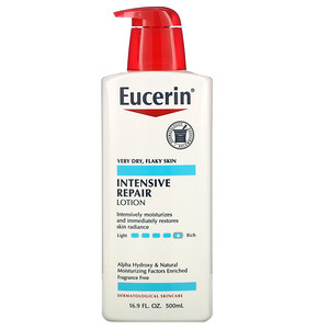 Eucerin, Intensive Repair Lotion, Fragrance Free, 16.9 fl oz (500 ml ...