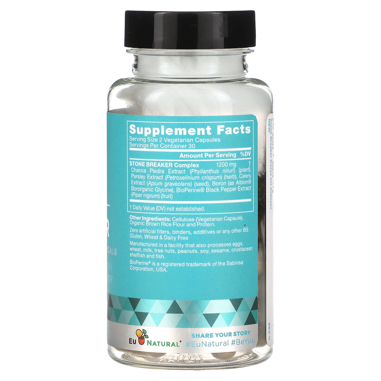 Eu Natural, Stone Breaker, 60 Vegetarian Capsules