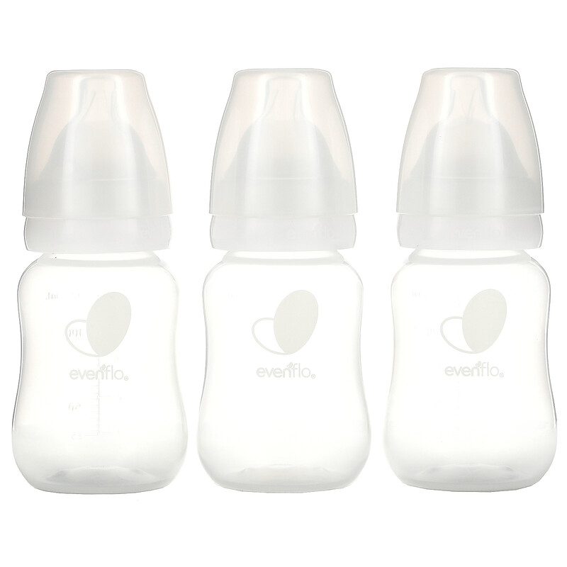 Evenflo Feeding, Balance+ Bottles, Standard, 0+ Months, Slow Flow, 3 ...