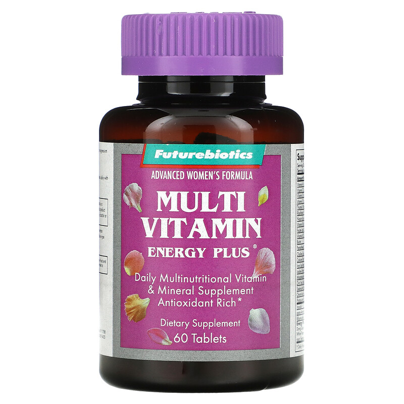 Futurebiotics, Advanced Women's Formula, Multi Vitamin Energy Plus, 60 ...