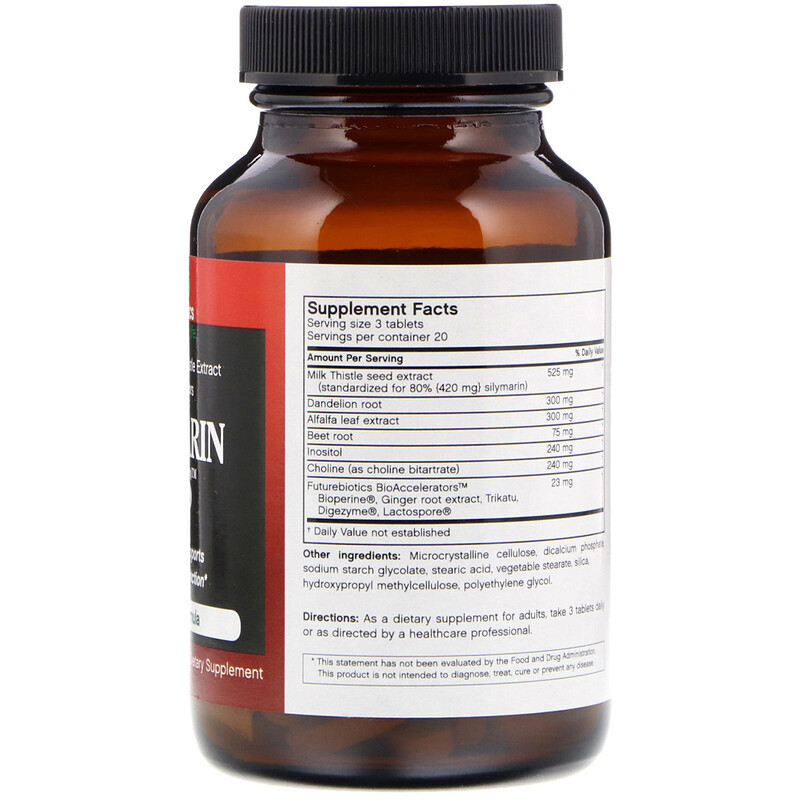 FutureBiotics, Silymarin Plus, 120 Vegetarian Tablets - iHerb