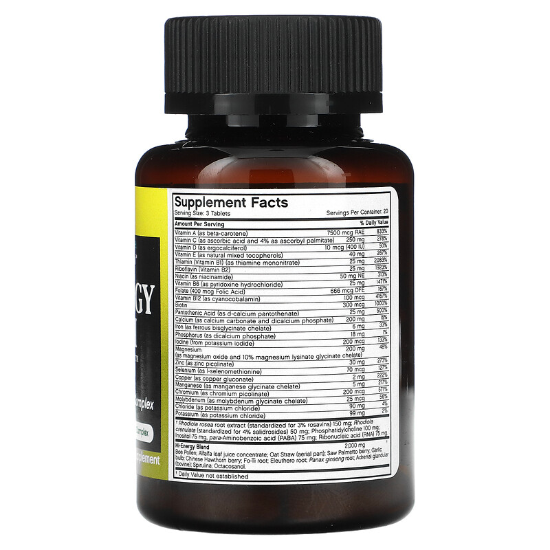 Futurebiotics, Hi Energy Multi For Men, 60 Tablets