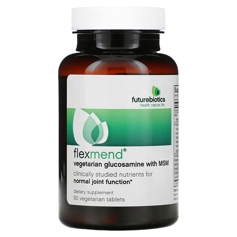 Futurebiotics, FlexMend, Vegetarian Glucosamine with MSM, 90 Vegetarian ...