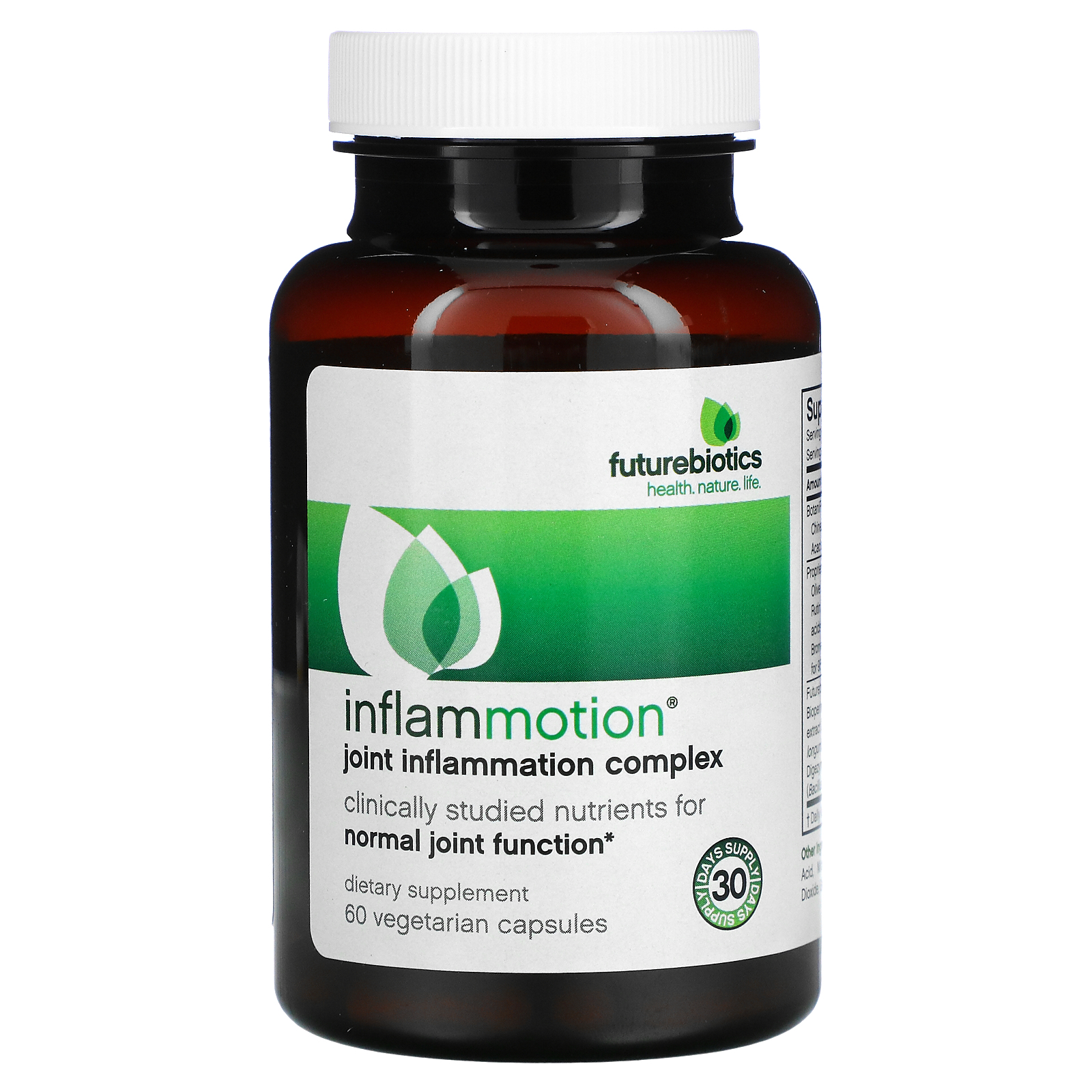 Futurebiotics, InflamMotion, Joint Inflammation Complex, 60 Vegetarian ...