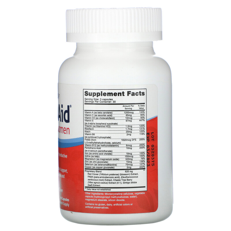 Fairhaven Health, FertilAid for Women, 90 Capsules - iHerb