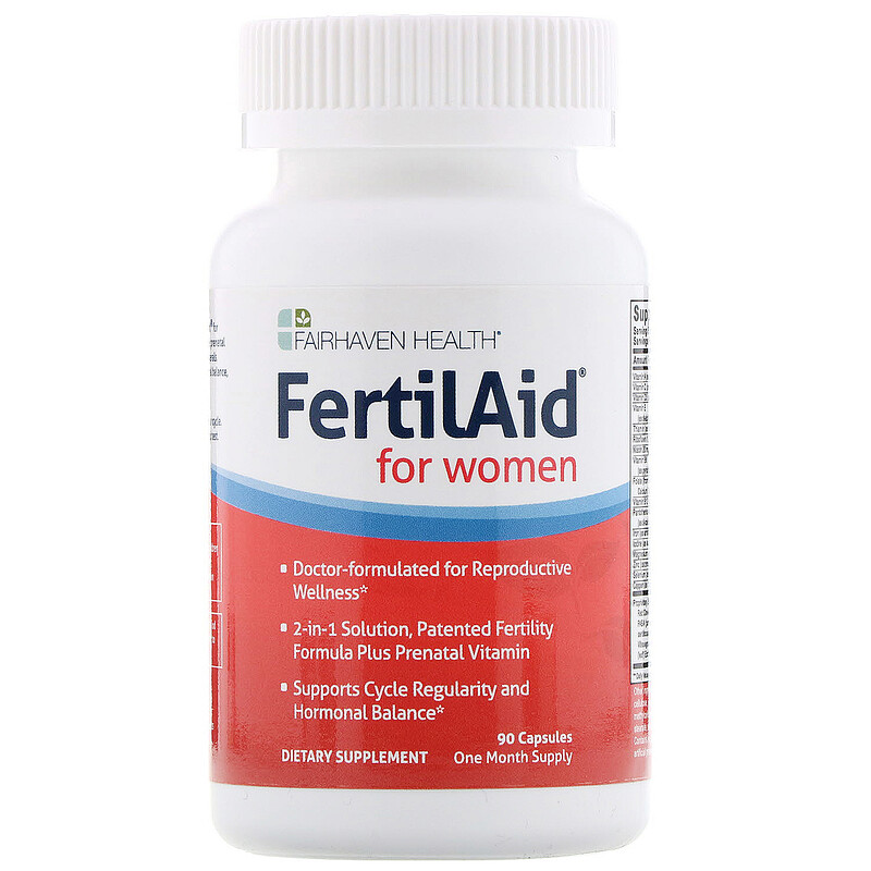Fairhaven Health, FertilAid for Women, 90 Veggie Caps - iHerb
