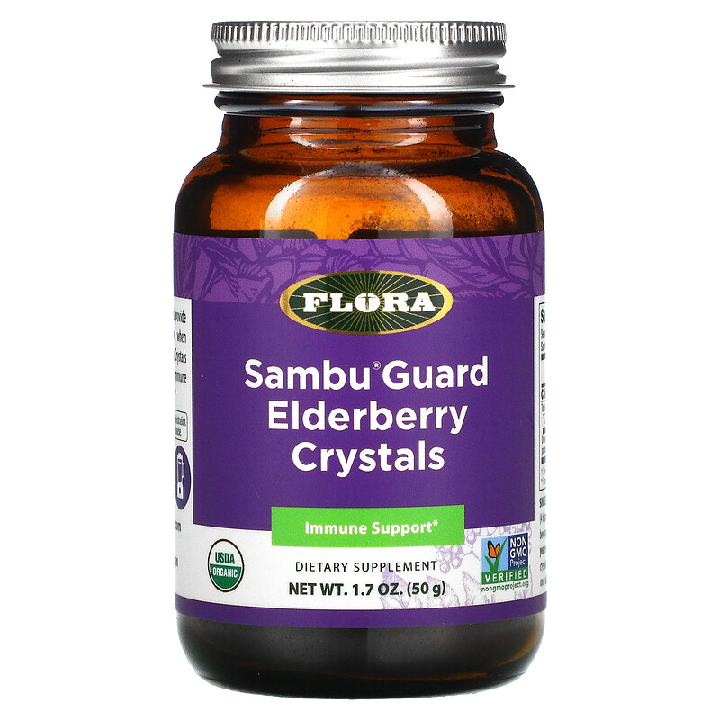 Flora, Sambu Guard Elderberry Crystals, 1.7 oz ( 50 g) - iHerb