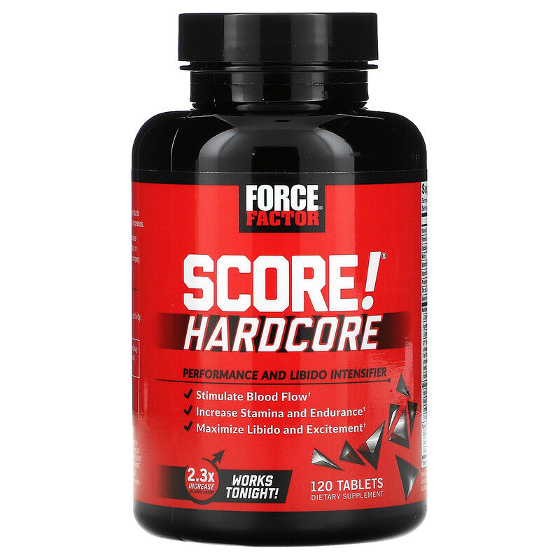 Force Factor, SCORE! Hardcore, Intensificador de Desempenho e Libido ...