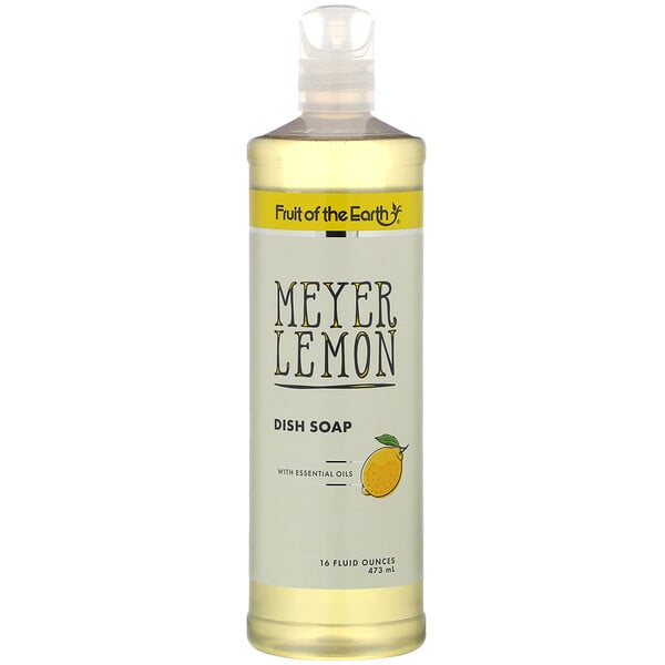 Fruit of the Earth, Meyer Lemon Dish Soap , 16 fl oz (473 ml) - iHerb