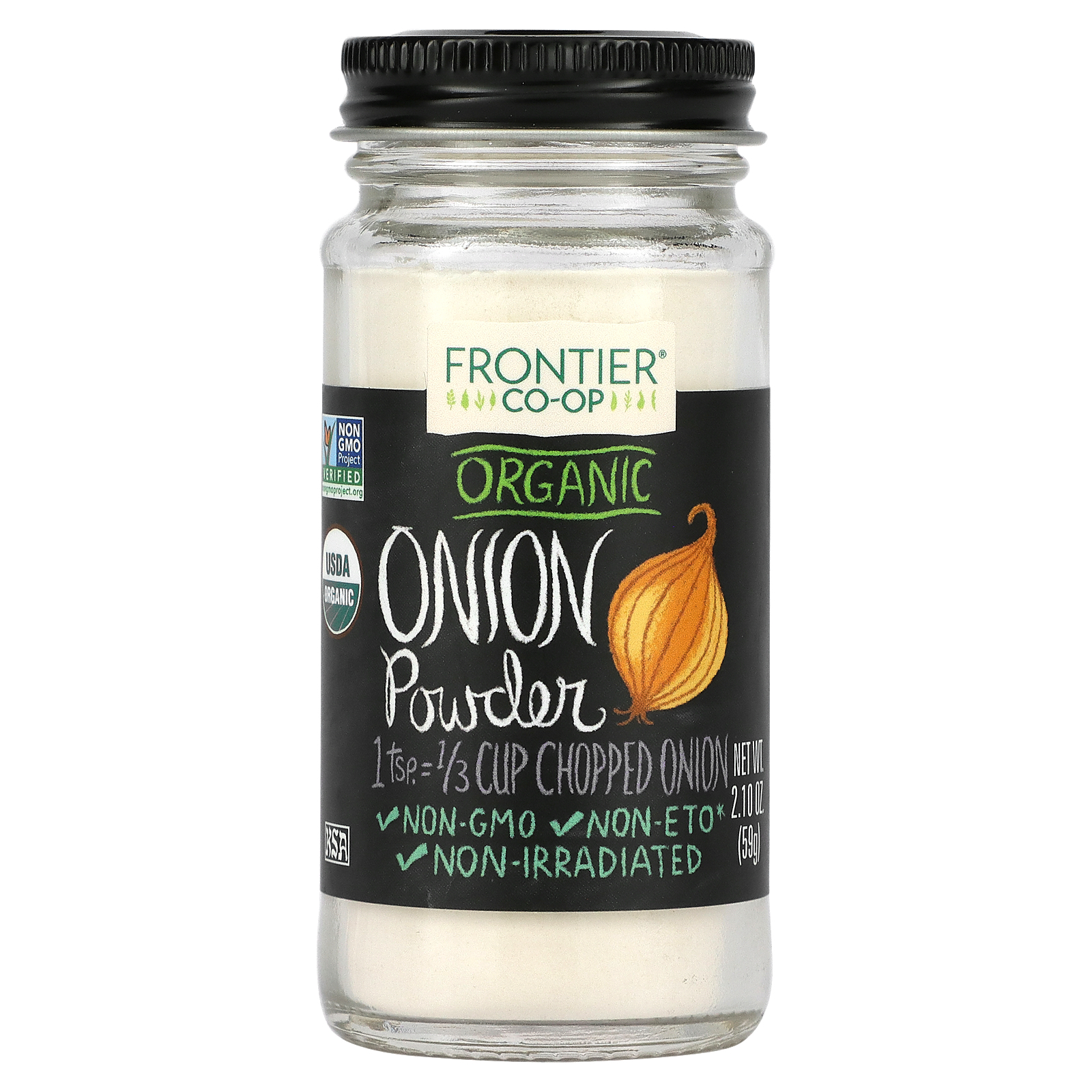 Frontier Co-op, Organic Onion Powder, 2.1 oz (59 g)