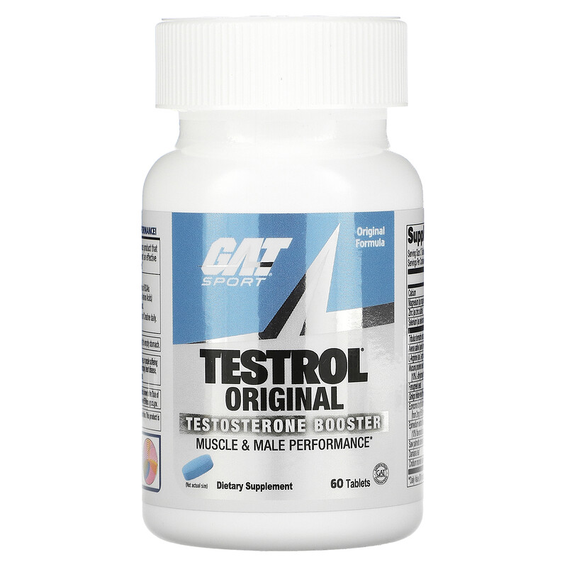 GAT, Testrol Original, Testosterone Booster, 60 Tablets