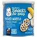 Gerber, Snacks for Baby, Teether Wheels, 10+ Months, Banana Cream, 1.48 ...