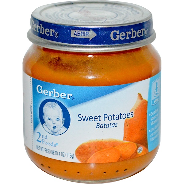 Gerber, 2nd Foods, Sweet Potatoes, 4 oz (113 g) - iHerb