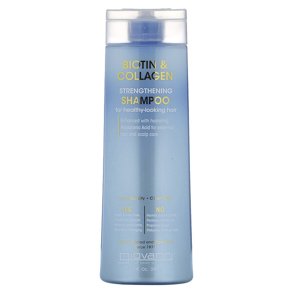 Giovanni, Biotin & Collagen Strengthening Shampoo, 13.5 fl oz (399 ml)