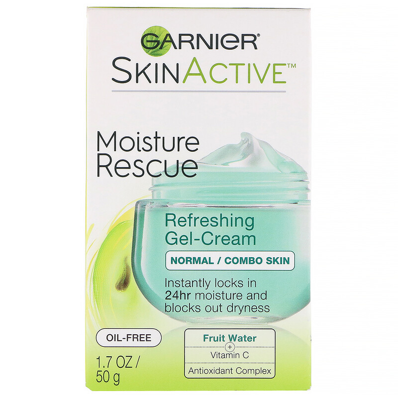 Garnier, SkinActive, Moisture Rescue Refreshing Gel-Cream, Normal/Combo ...