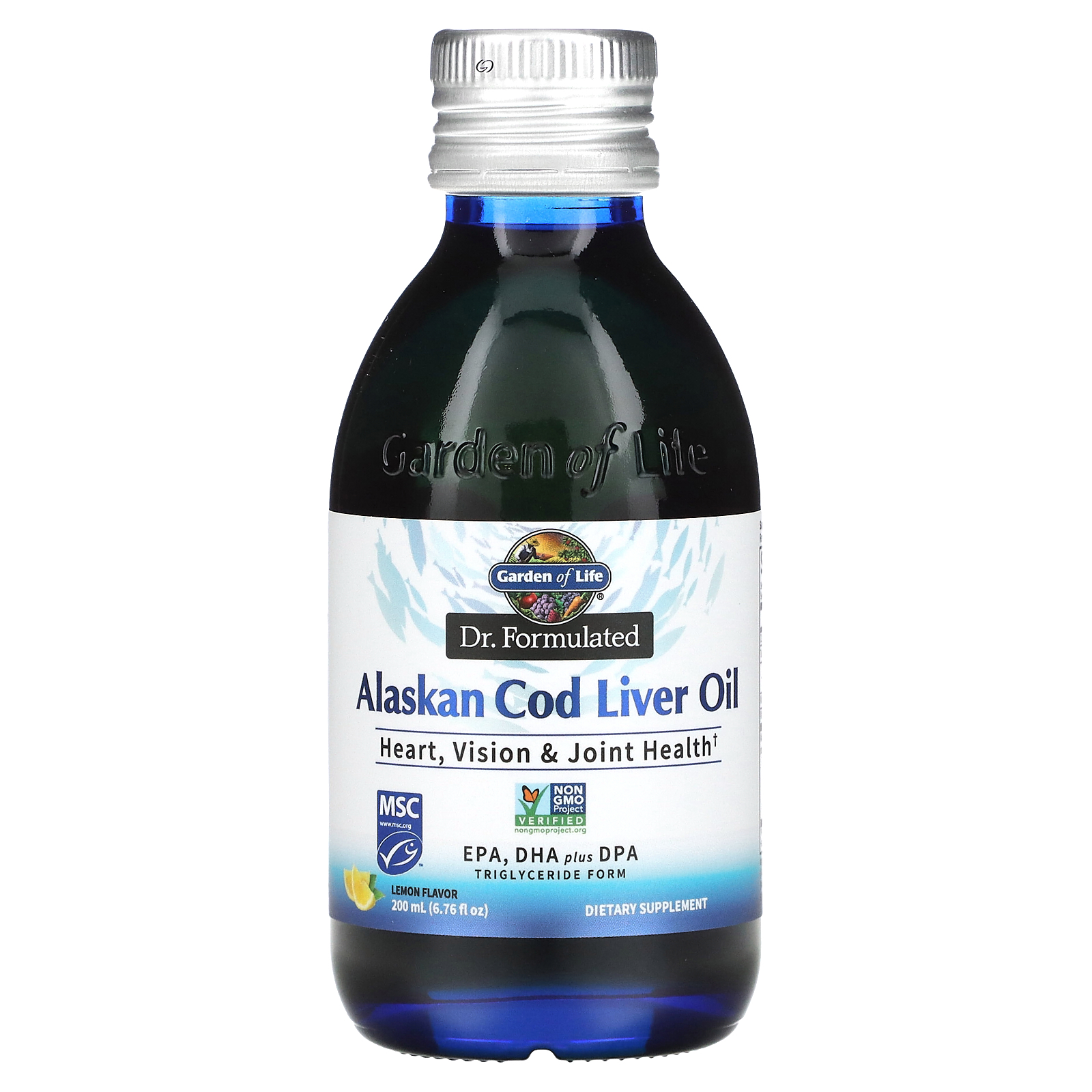 Garden of Life, Dr. Formulated, Alaskan Cod Liver Oil, Lemon, 6.76 fl ...