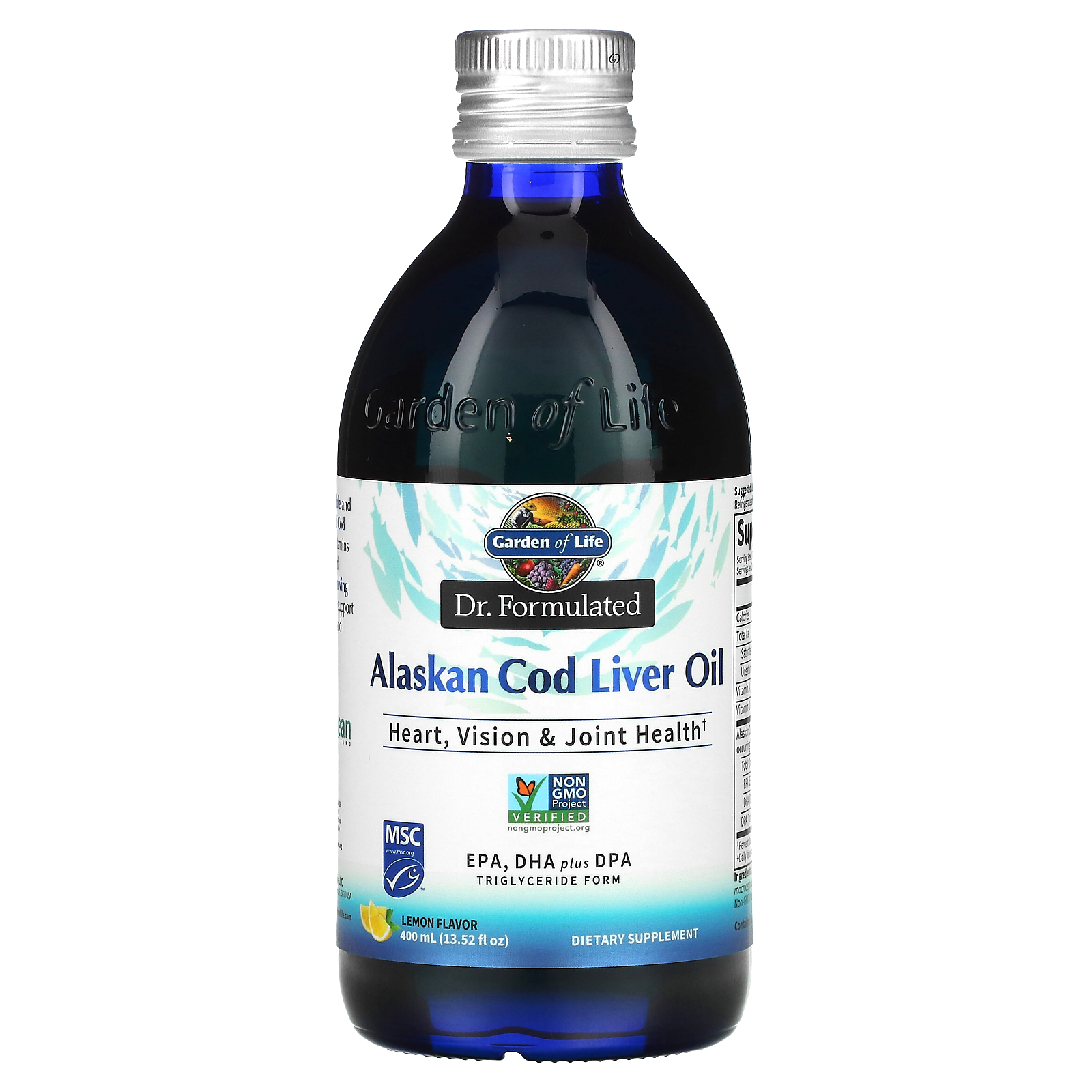 Garden of Life, Dr. Formulated, Alaskan Cod Liver Oil, Lemon, 13.52 fl ...