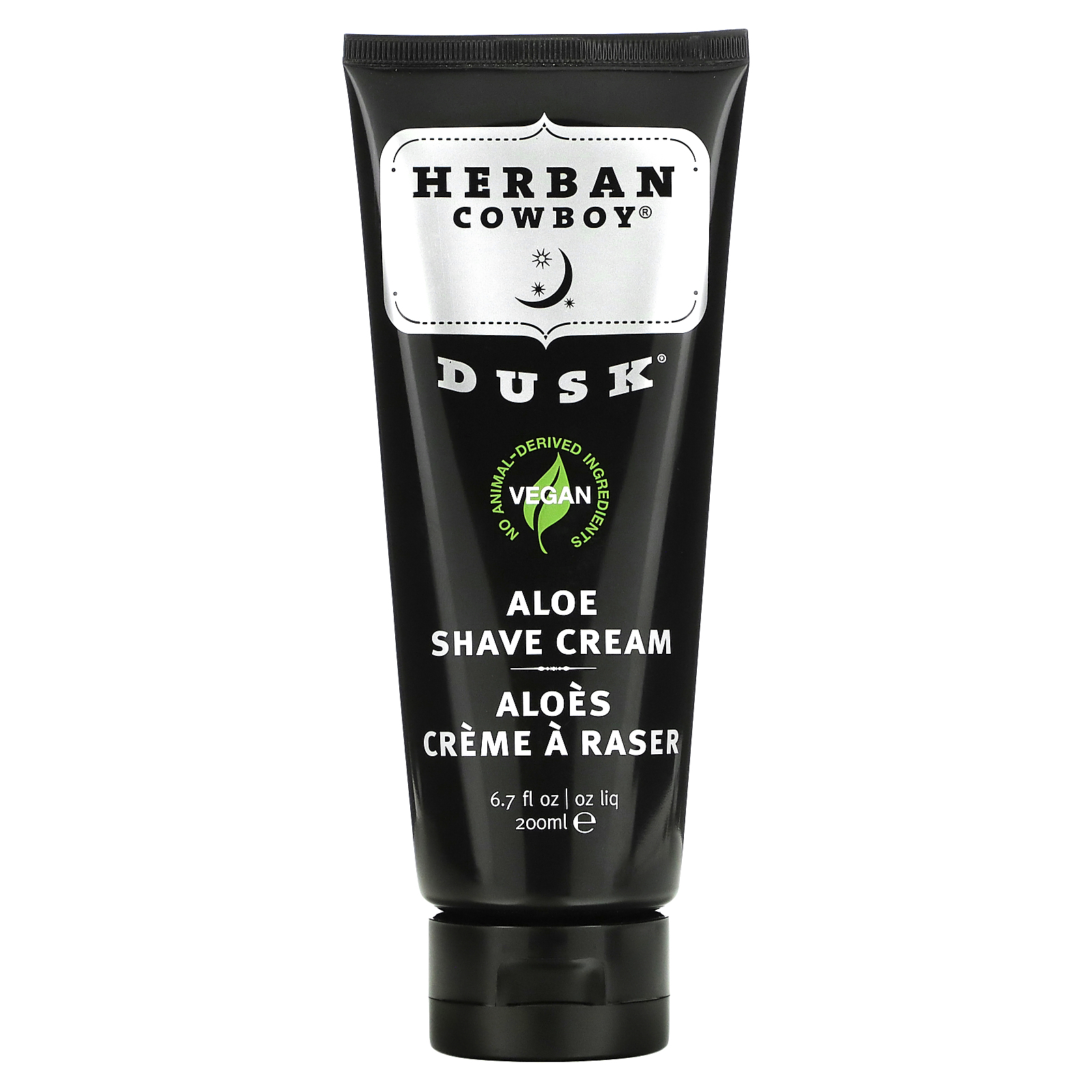 Herban Cowboy, Aloe Shave Cream, Dusk, 6.7 fl oz (200 ml)