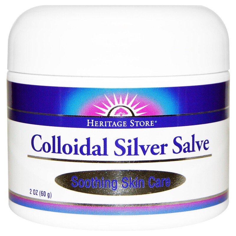 Heritage Store, Colloidal Silver Salve, 2 oz (60 g) - iHerb