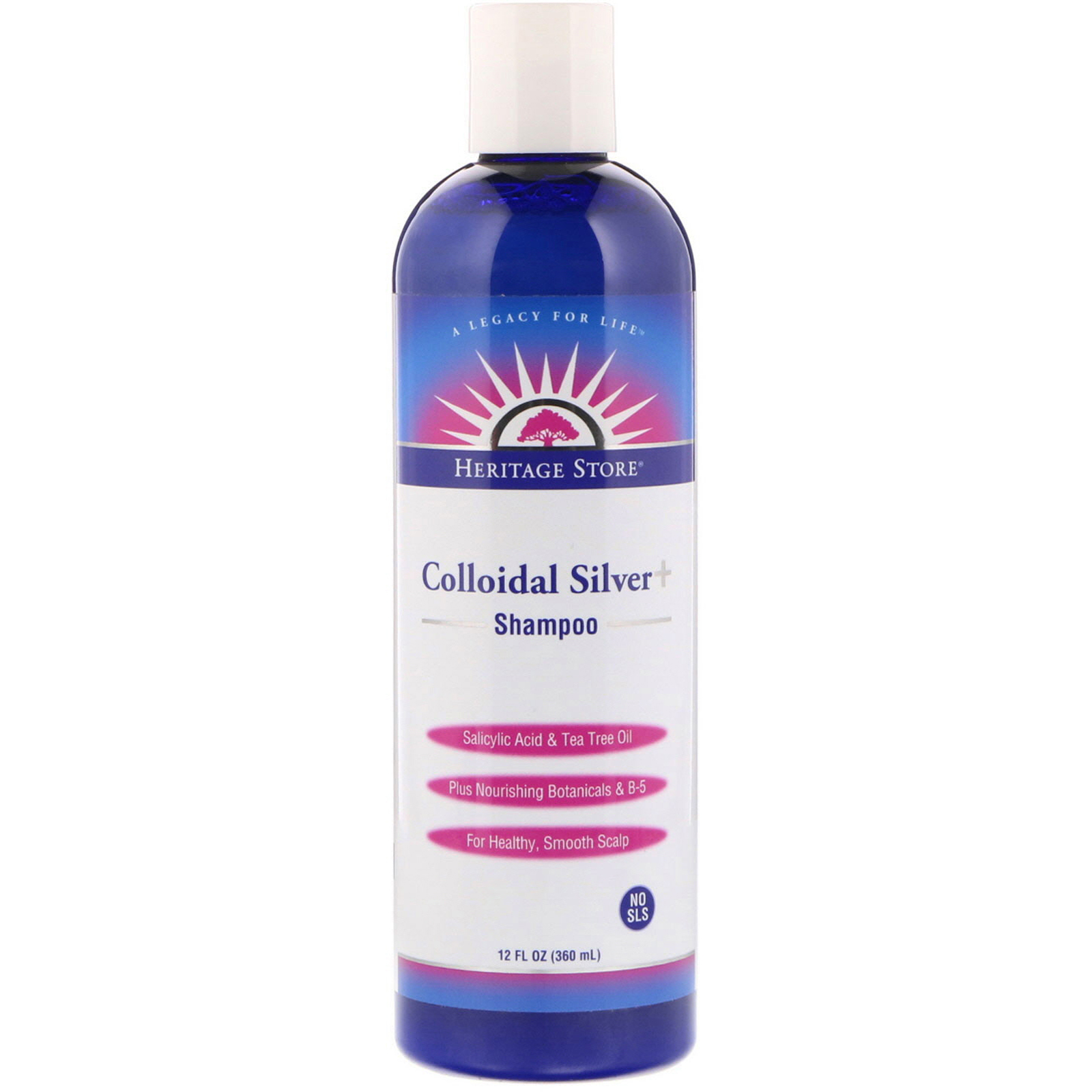 Heritage Store Colloidal Silver Shampoo 12 Fl Oz 360 Ml IHerb