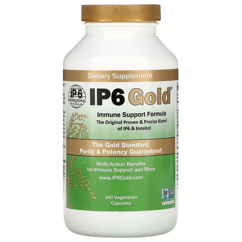 IP-6 International, IP6 Gold, Immune Support Formula, 240 Vegetarian ...