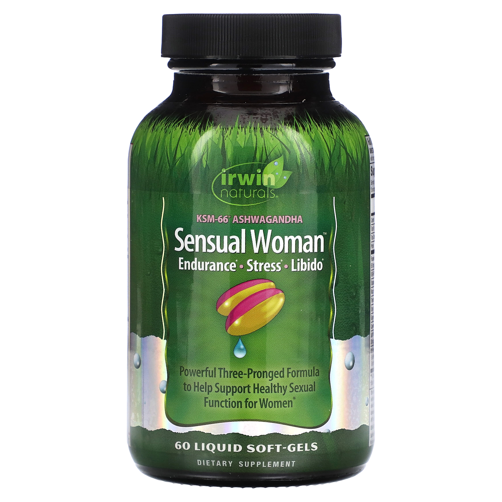 Irwin Naturals, Sensual Women, Endurance, Stress, Libido, 60 Liquid ...