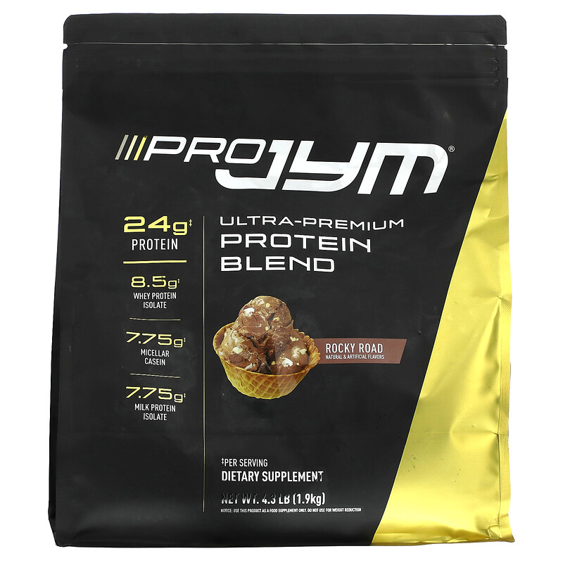 JYM Supplement Science, Pro JYM, Ultra-Premium Protein Blend, Rocky ...