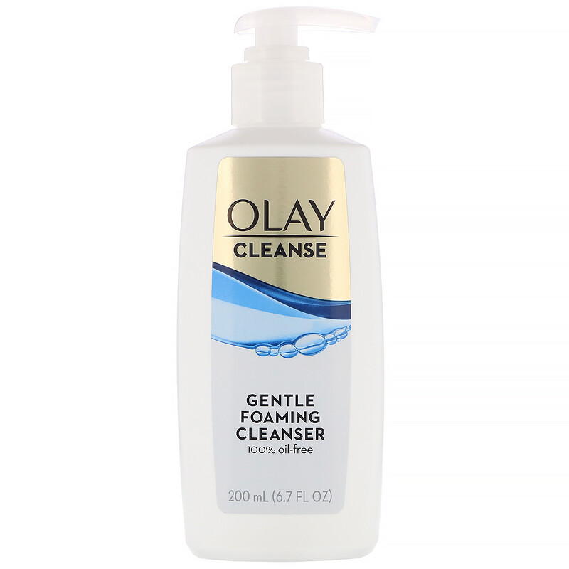 Olay, Cleanse, Gentle Foaming Cleanser, 6.7 fl oz (200 ml) - iHerb