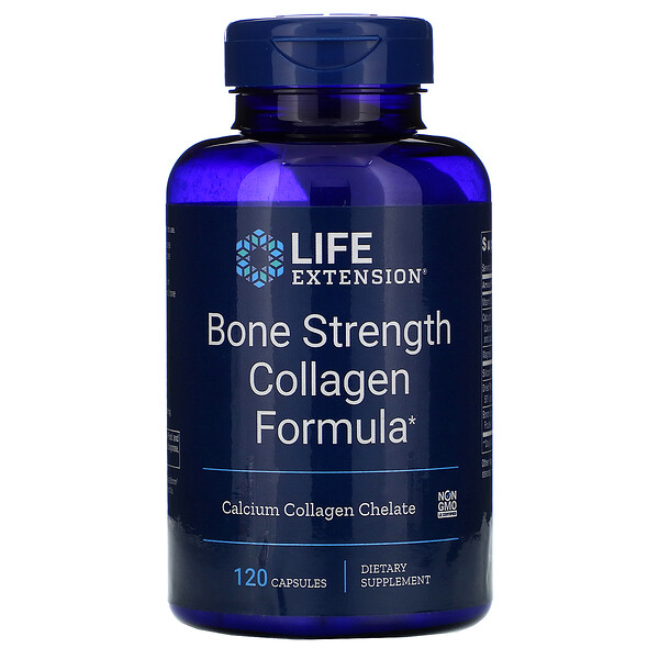 Life Extension, Bone Strength Collagen Formula, 120 Capsules - iHerb