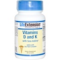 Life Extension, Vitamins D and K with Sea-Iodine, 60 Capsules - iHerb