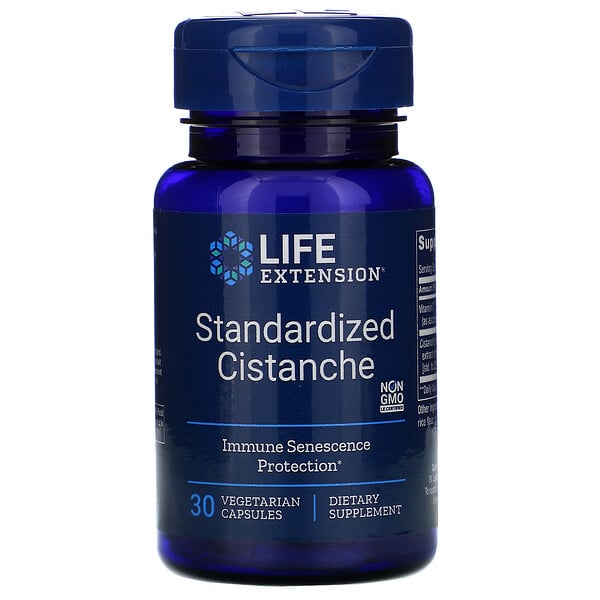 Life Extension, Standardized Cistanche, 30 Vegetarian Capsules - iHerb