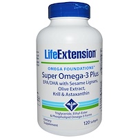 Life Extension, Omega Foundations, Super Omega-3 Plus, 120 Softgels ...