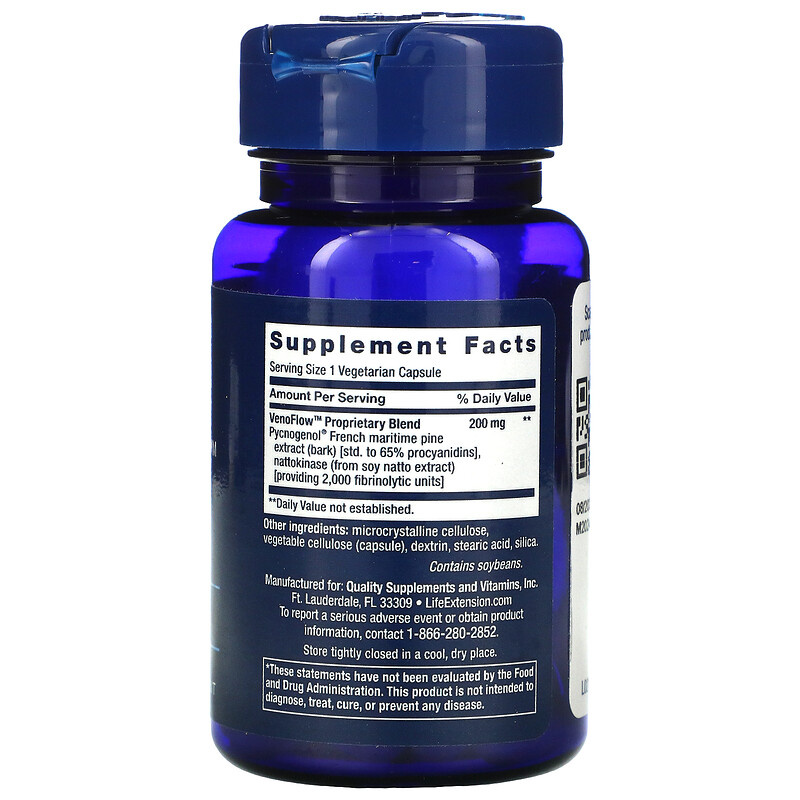Life Extension, VenoFlow, 30 Vegetarian Capsules