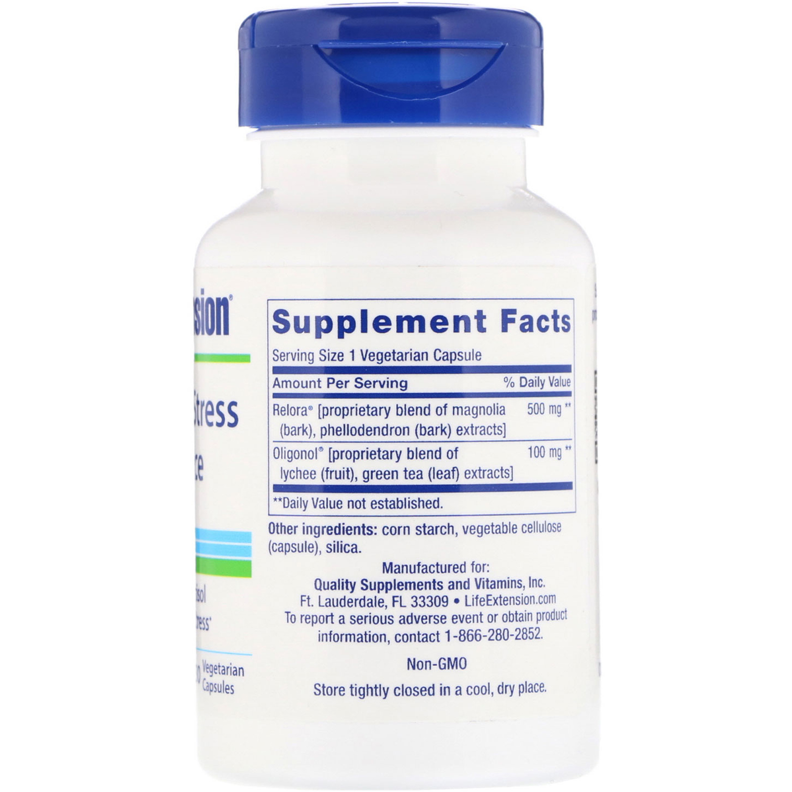 Life Extension, Cortisol-Stress Balance, 30 Vegetarian Capsules - iHerb