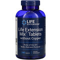 Life Extension, Life Extension Mix Tablets without Copper, 240 Tablets ...