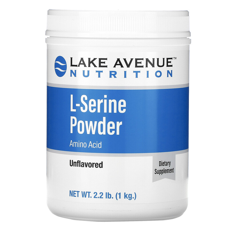Lake Avenue Nutrition, L-sérine, Poudre sans arôme, 1 kg - iHerb