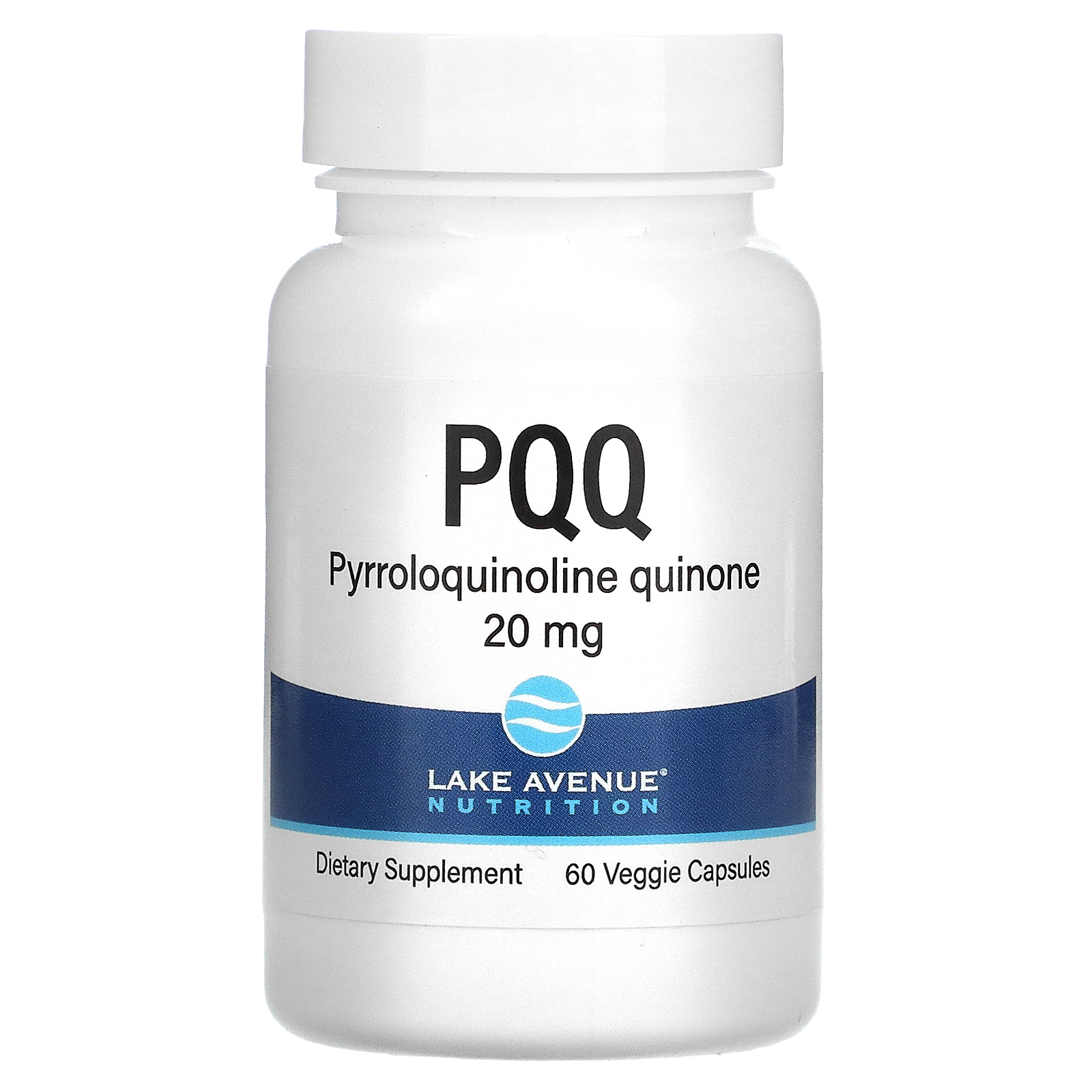 Lake Avenue Nutrition, PQQ, 20 mg, 60 Veggie Capsules