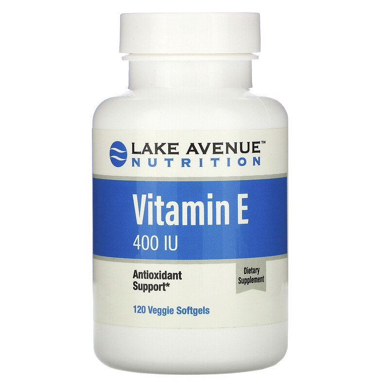 Lake Avenue Nutrition فيتامين هـ، مقدار 400 وحدة نشاط انعكاسي، 120
