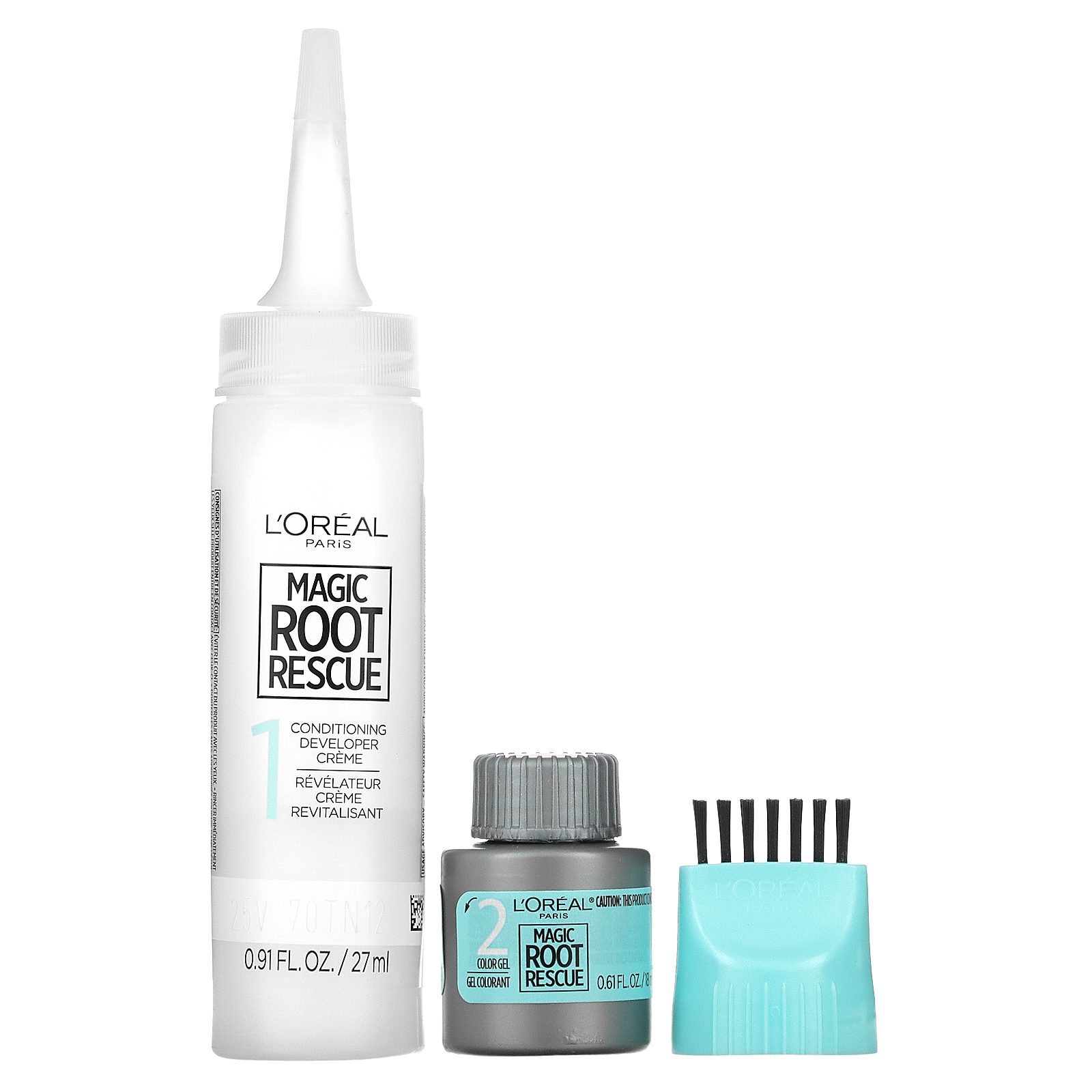 L'Oréal, Magic Root Rescue, 10 Minute Root Coloring Kit, 4 Dark Brown ...