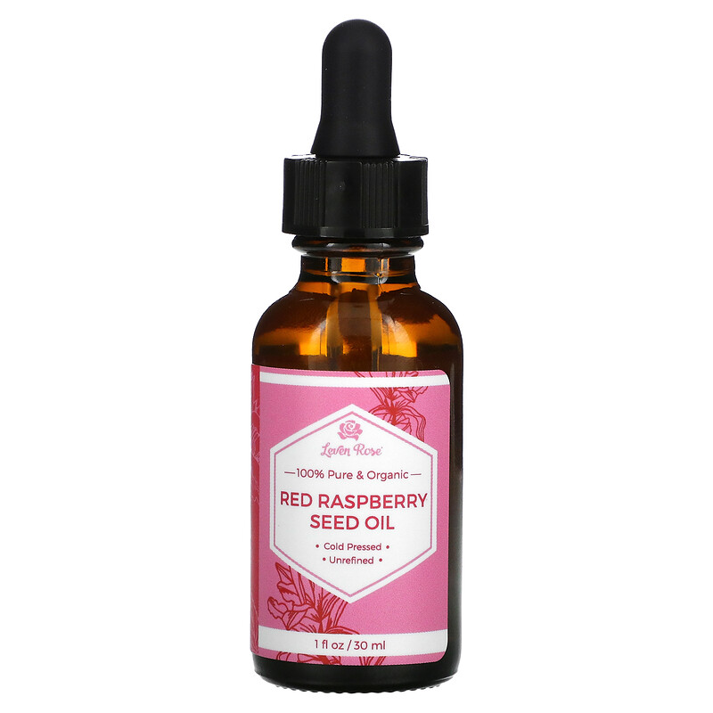 Leven Rose, 100% Pure & Organic, Red Raspberry Seed Oil, 1 fl oz (30 ml)