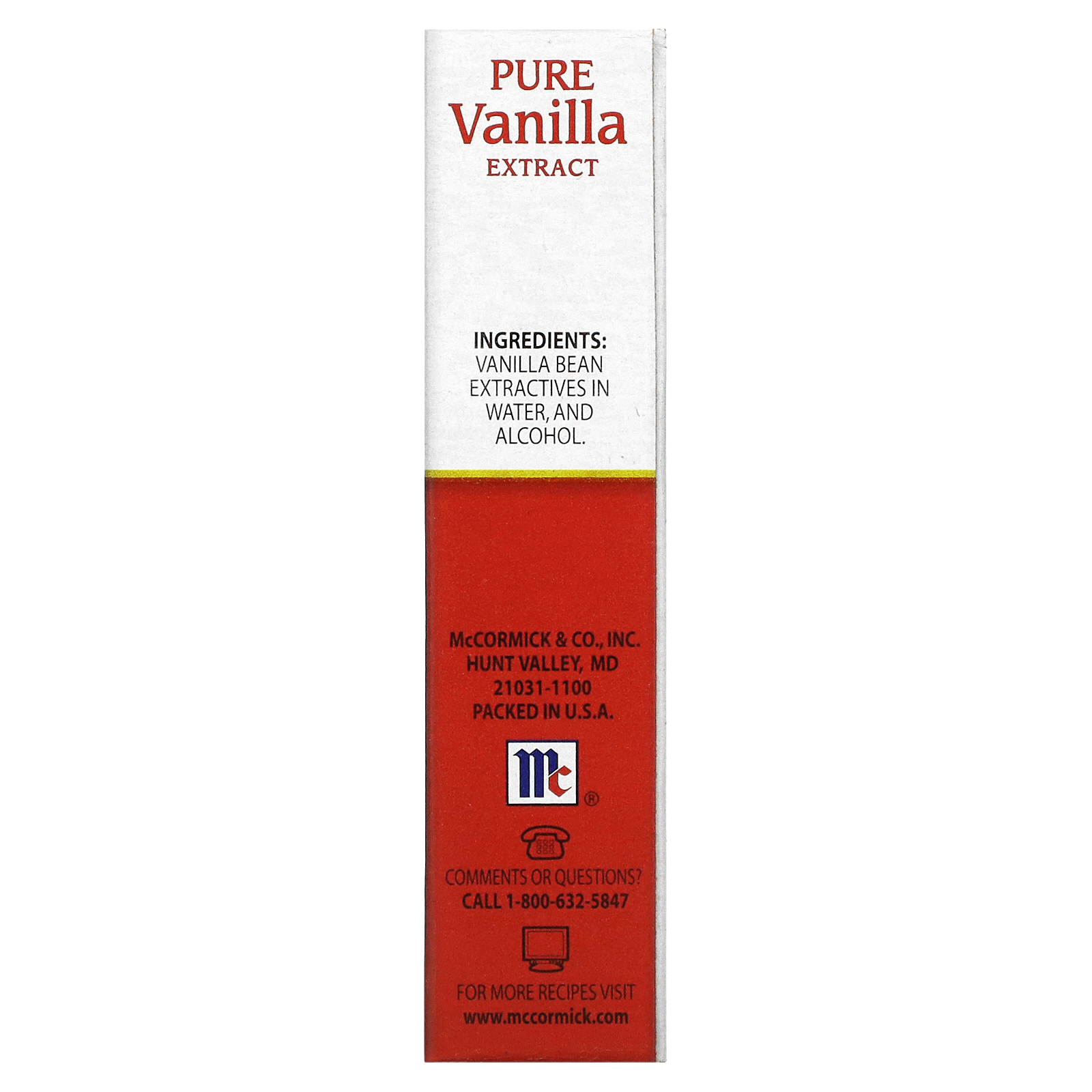 McCormick, Pure Vanilla Extract, 1 fl oz (29 ml)