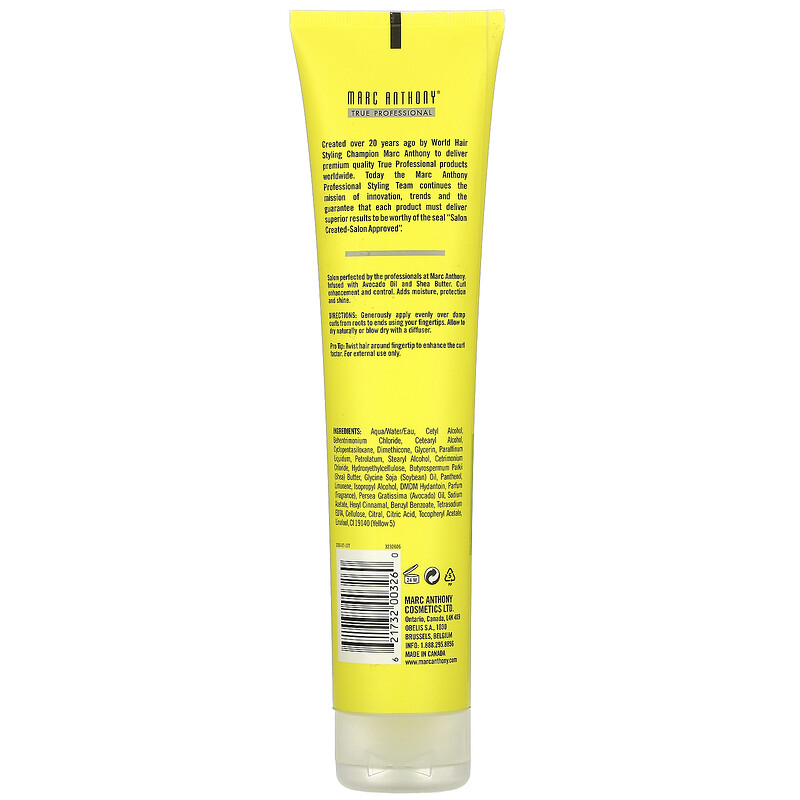 Marc Anthony Strictly Curls Curl Envy Curl Cream 6 Fl Oz 177 Ml