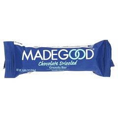 MadeGood, Granola Bars, Chocolate Drizzled, Vanilla, 5 Bars, 0.85 oz ...