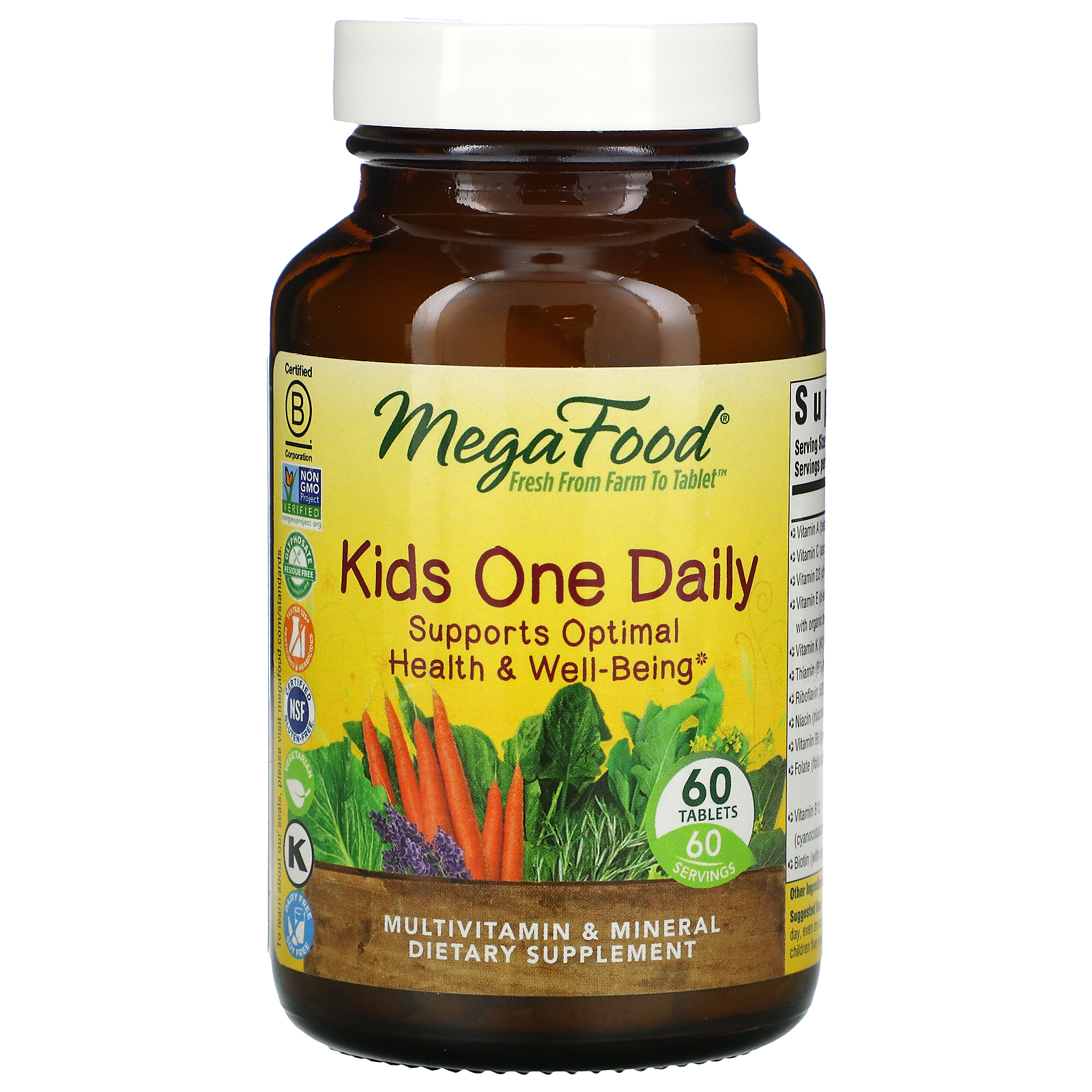 MegaFood, Kids One Daily, 60 Tablets - iHerb