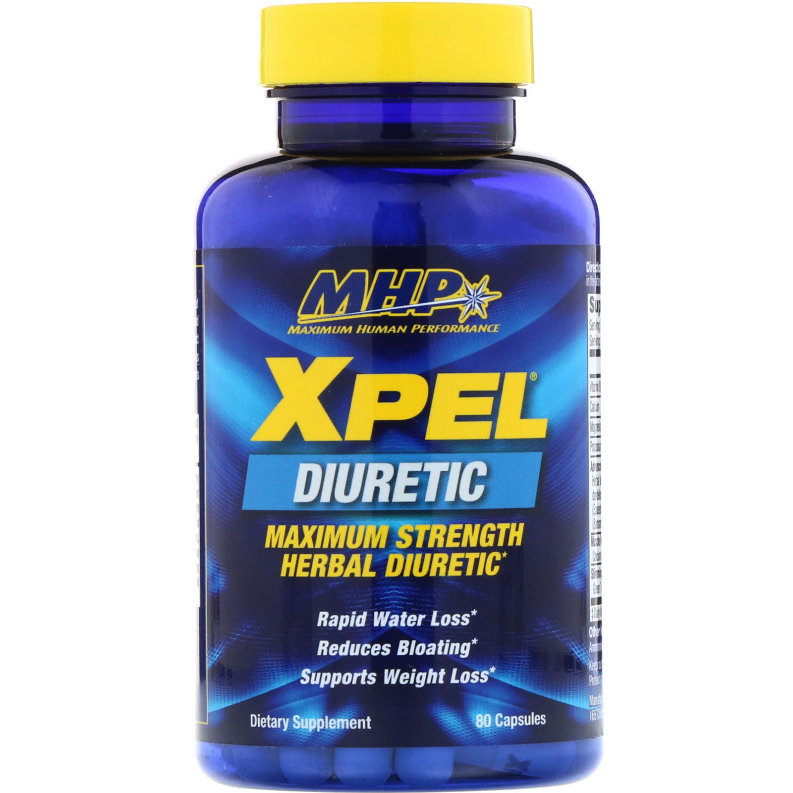 MHP, XPEL, Maximum Strength Herbal Diuretic, 80 Capsules - iHerb