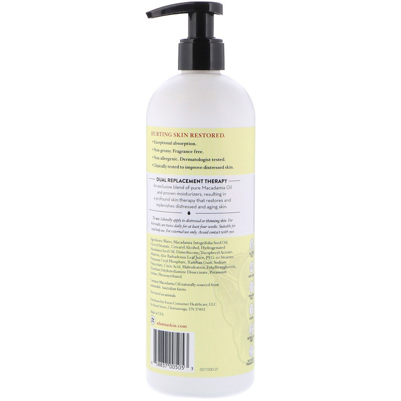 Adamia, Therapeutic Repair Lotion with Macadamia Oil, 16 fl oz (473 ml ...