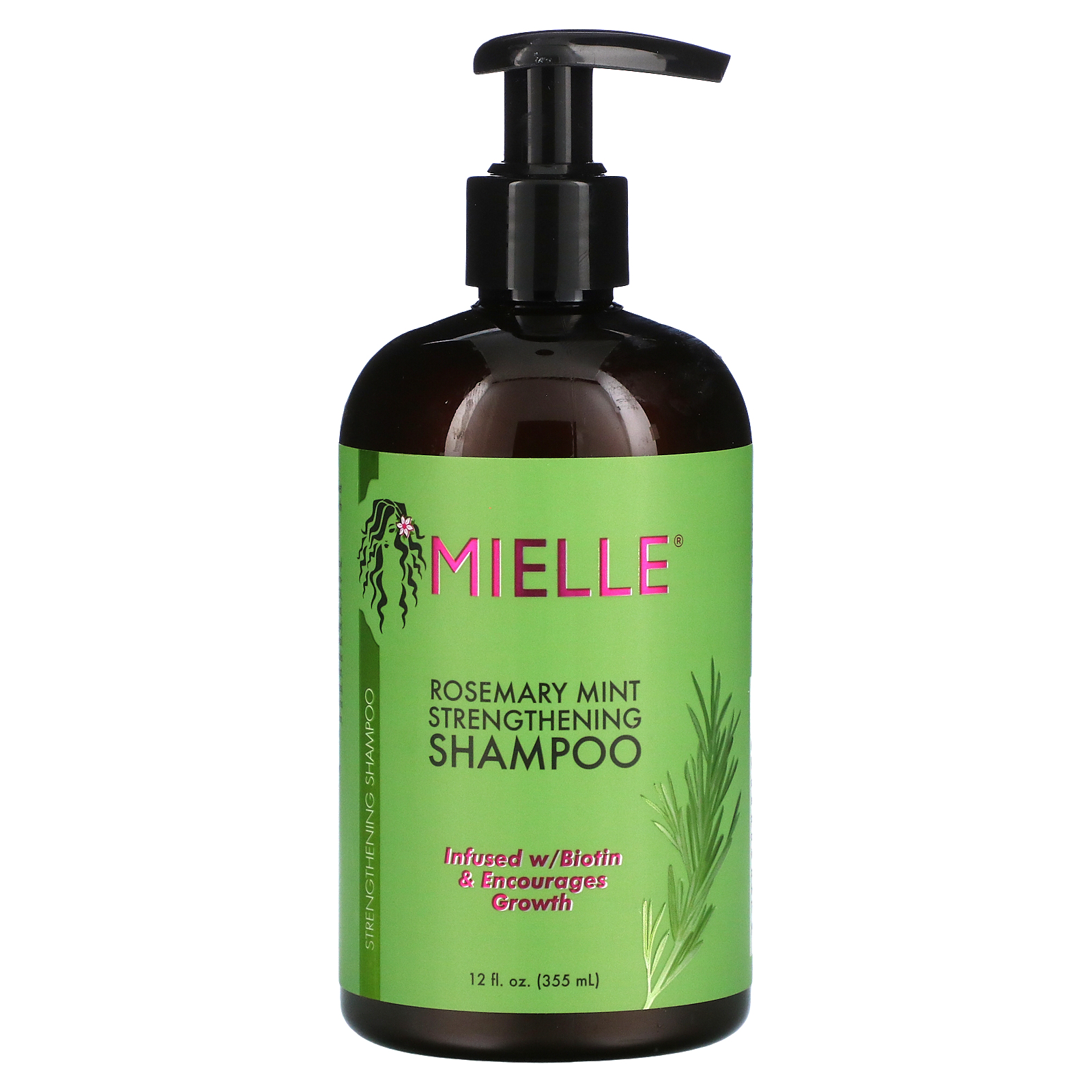 Mielle Strengthening Shampoo Rosemary Mint 12 Fl Oz 355 Ml Mielle Strengthening Shampoo Rosemary Mint 12 Fl Oz 355 Ml