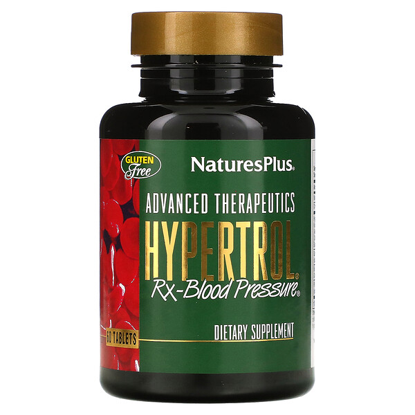 NaturesPlus, Advanced Therapeutics, Hypertrol, RX Blood Pressure, 60 ...