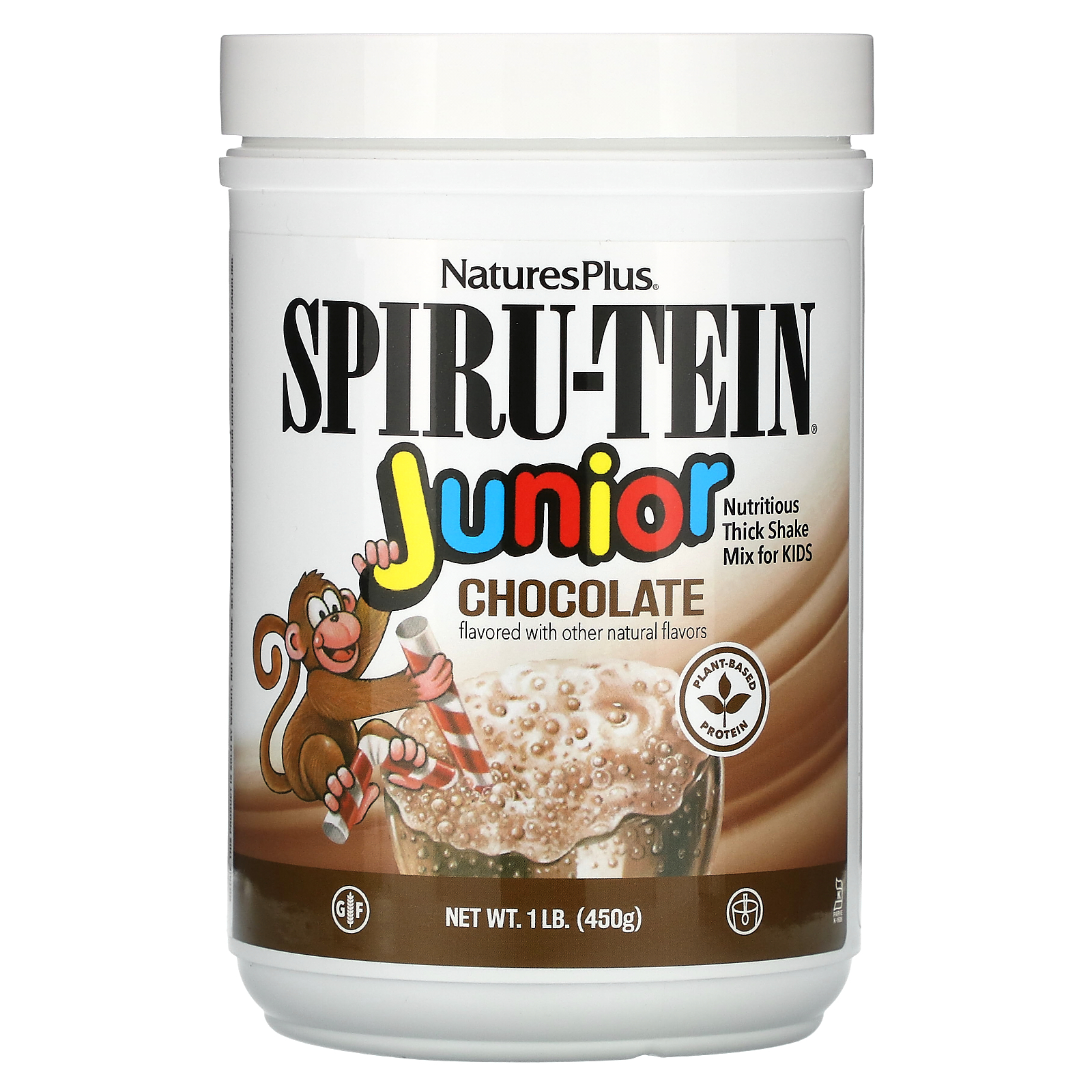 NaturesPlus, Spiru-Tein Junior, Nutritious Thick Shake Mix For Kids ...
